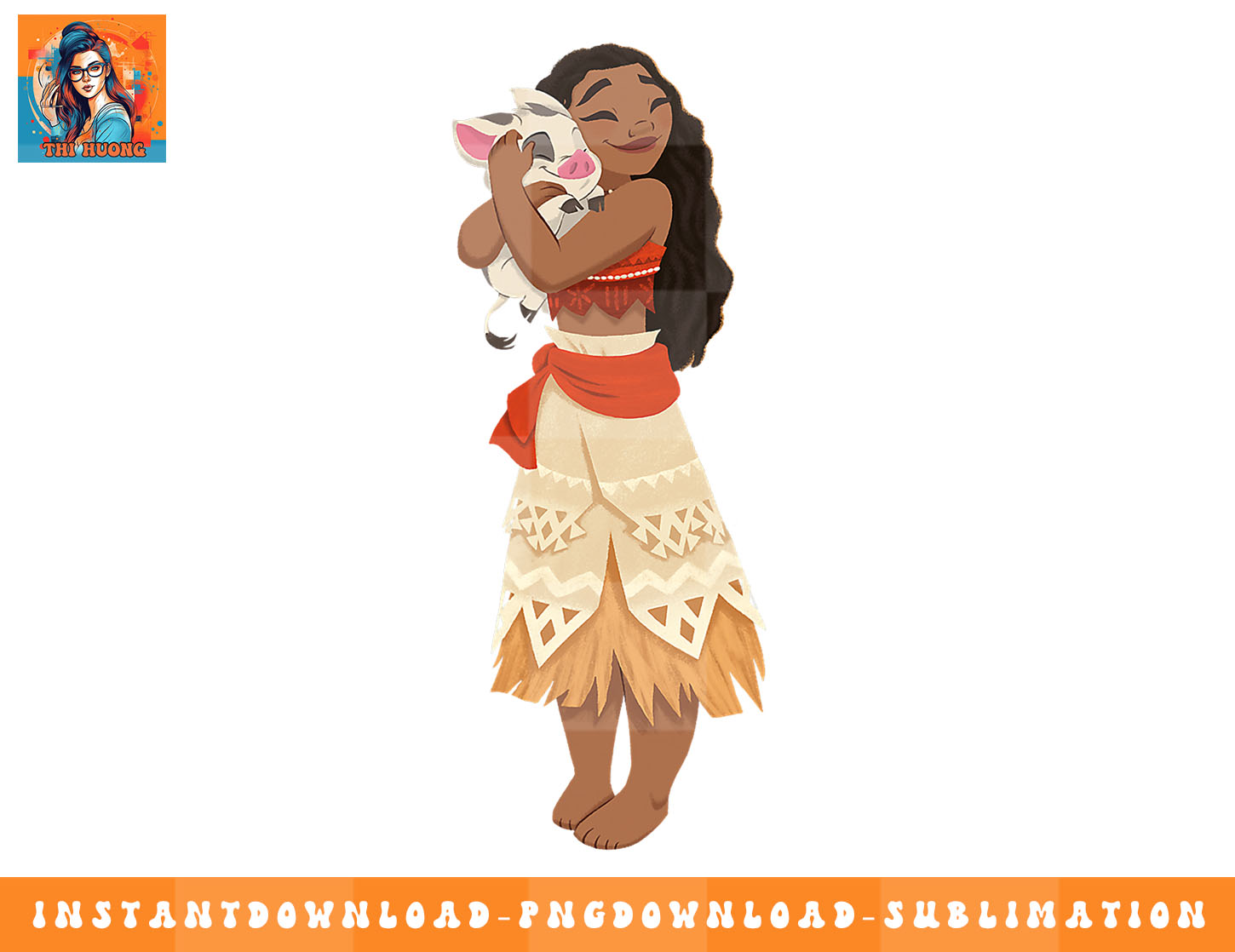 Disney Moana and Pua T-Shirt png, sublimation, digital downl | Inspire ...