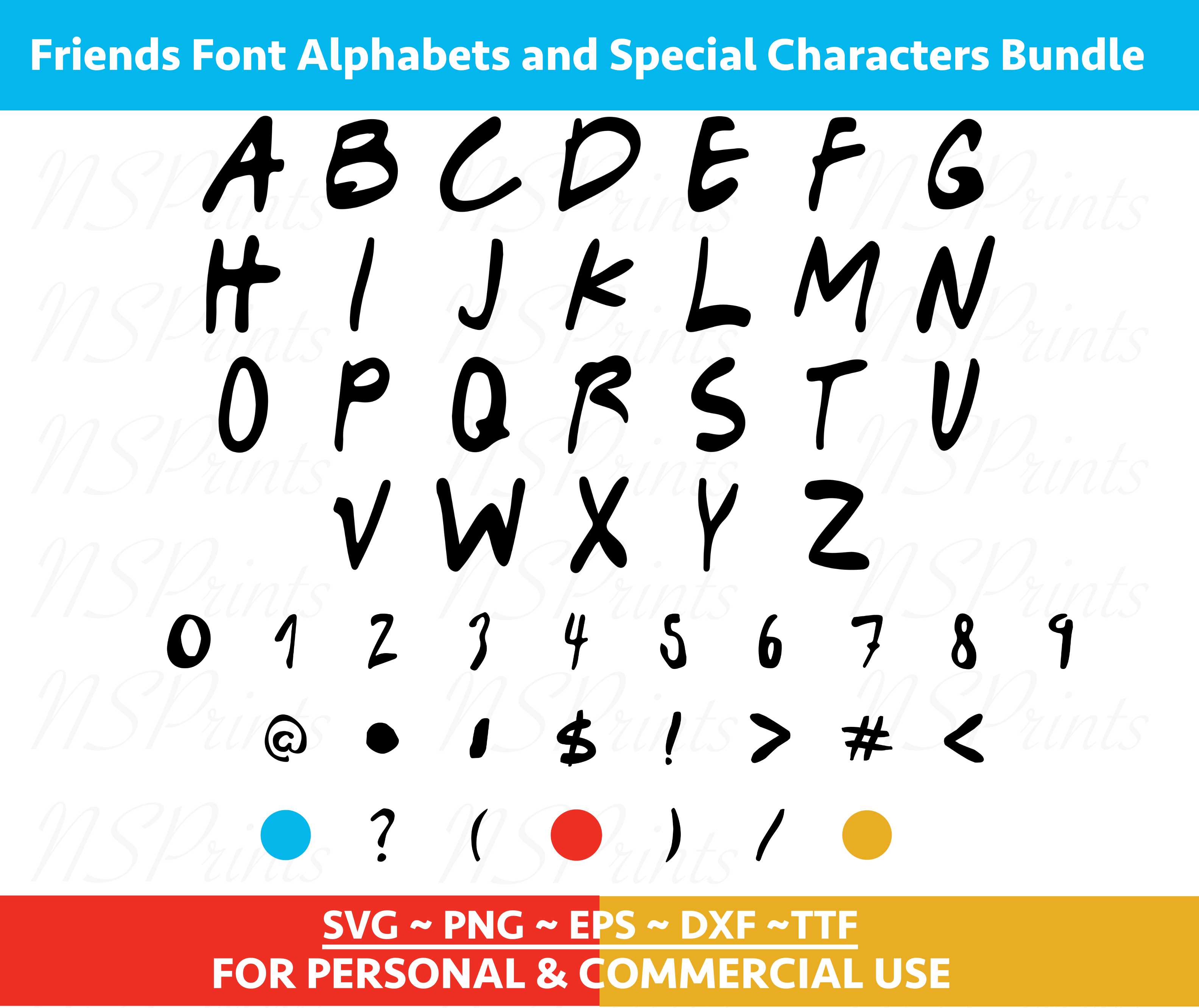 Friends Font TTF, Friends font SVG, Friends digital fonts, F - Inspire ...