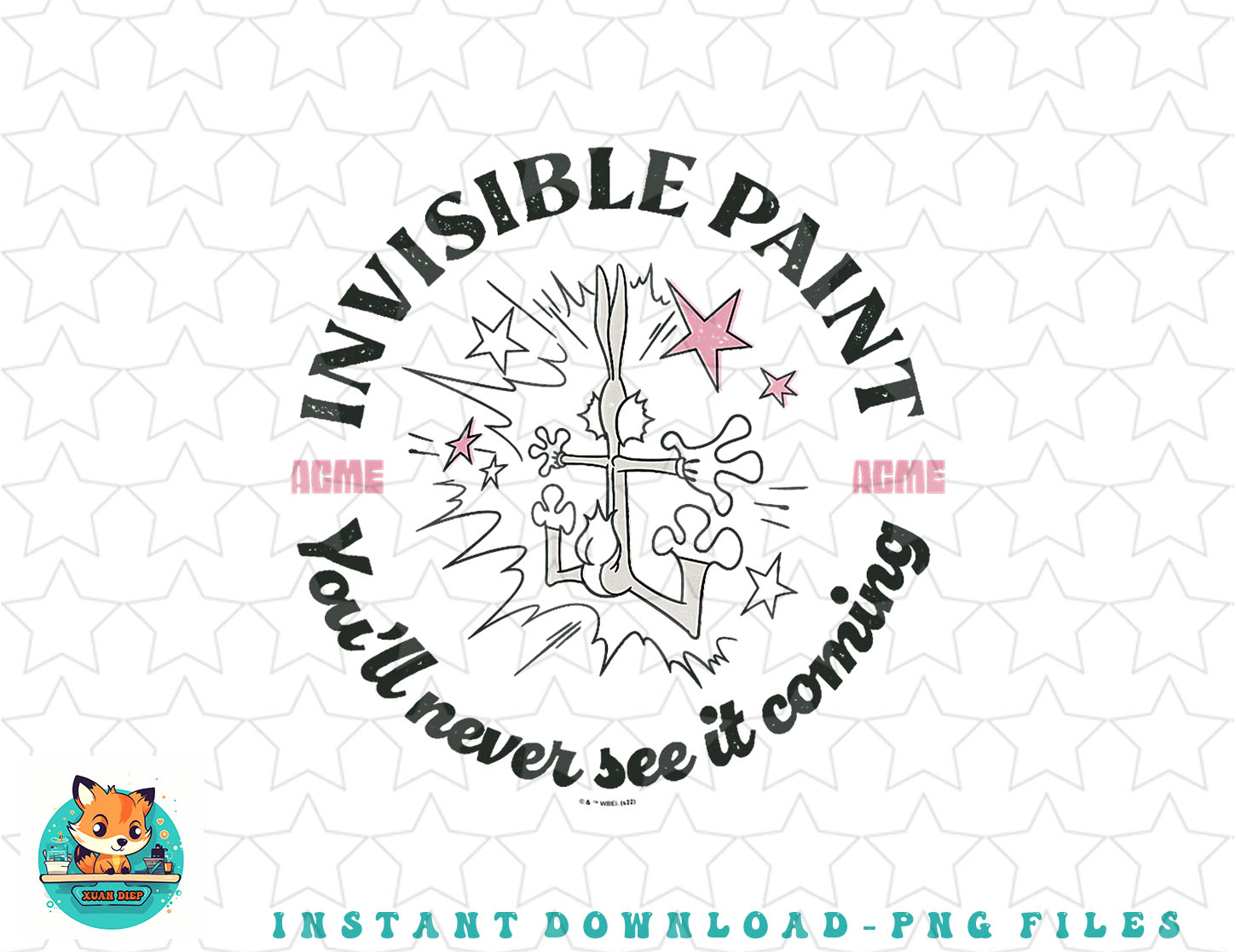 Looney Tunes Bugs Bunny Acme Invisible Paint png, sublimatio | Inspire ...