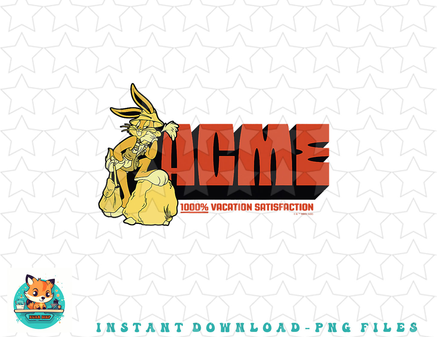 Looney Tunes Bugs Bunny Acme Vacation Satisfaction png, subl | Inspire Uplift