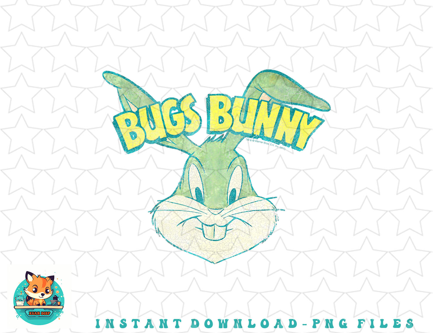 Looney Tunes Bugs Head png, sublimation, digital download | Inspire Uplift