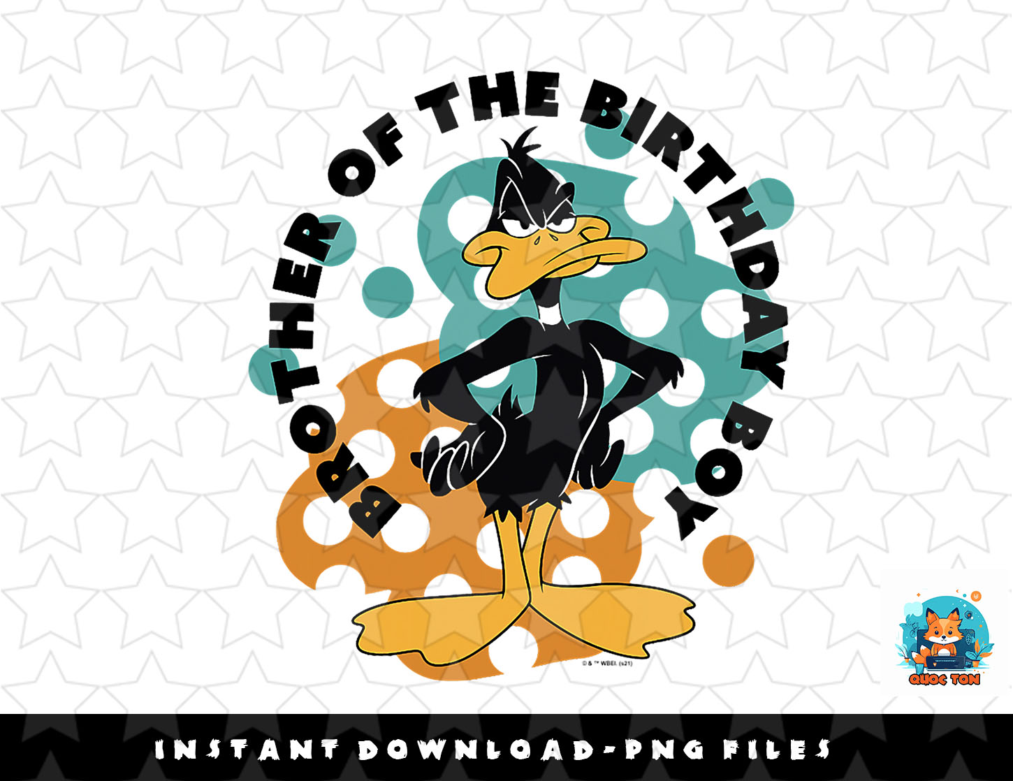 Looney Tunes Daffy Duck Brother Of The Birthday Boy png, sub | Inspire ...
