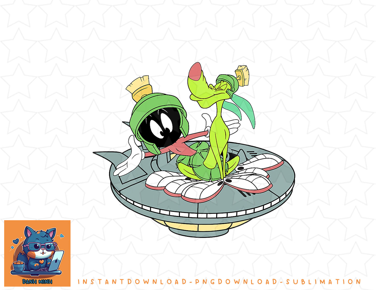 Looney Tunes Marvin The Martian & K-9 Flight png, sublimatio | Inspire ...