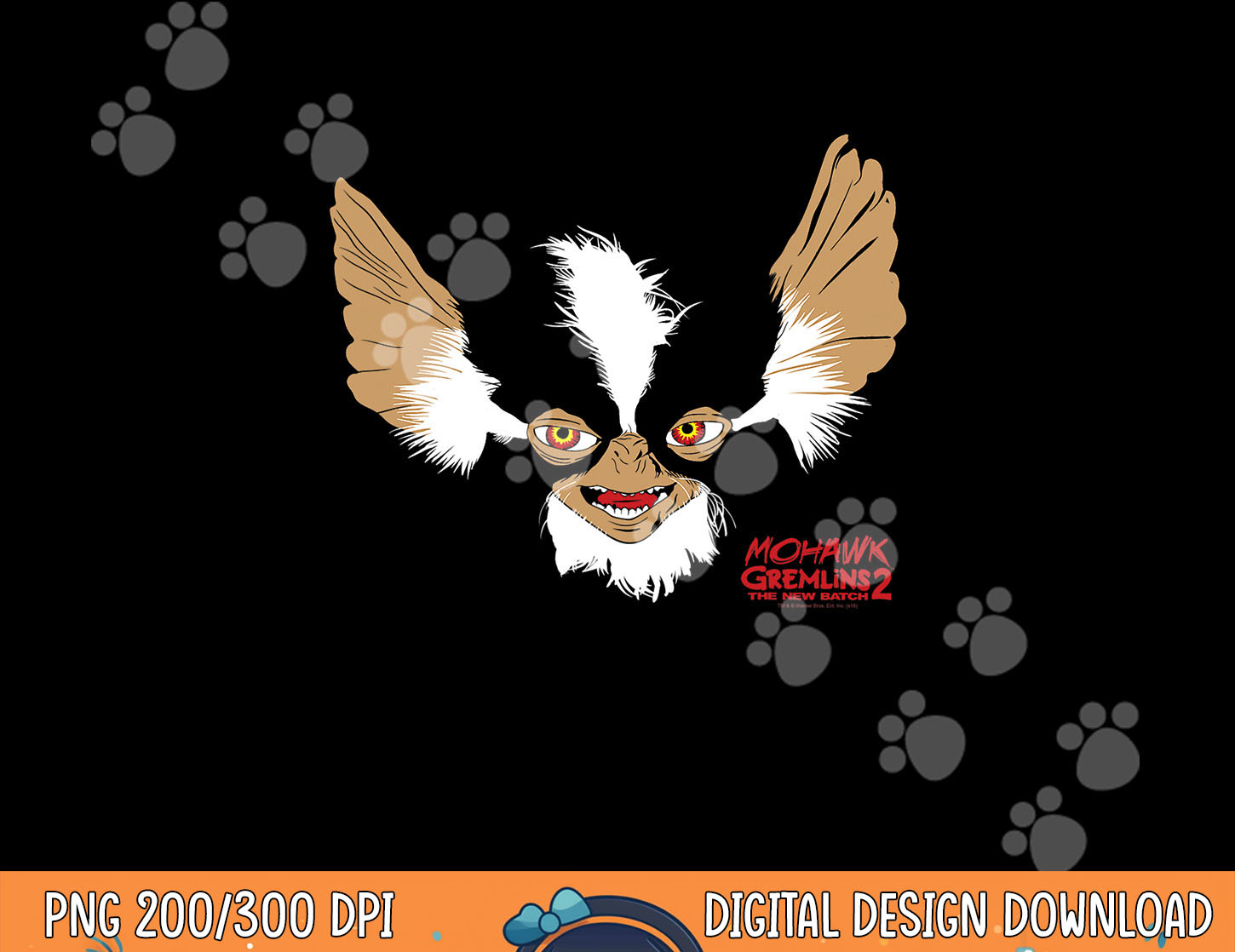 Gremlins Mohawk png, sublimation - Inspire Uplift