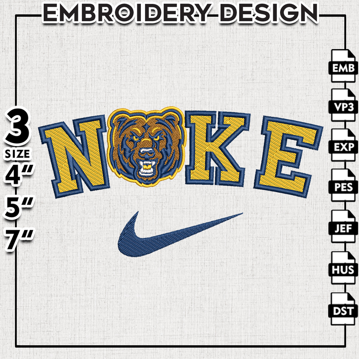 Nike UC Riverside Highlanders Embroidery Designs, NCAA Embro | Inspire Uplift