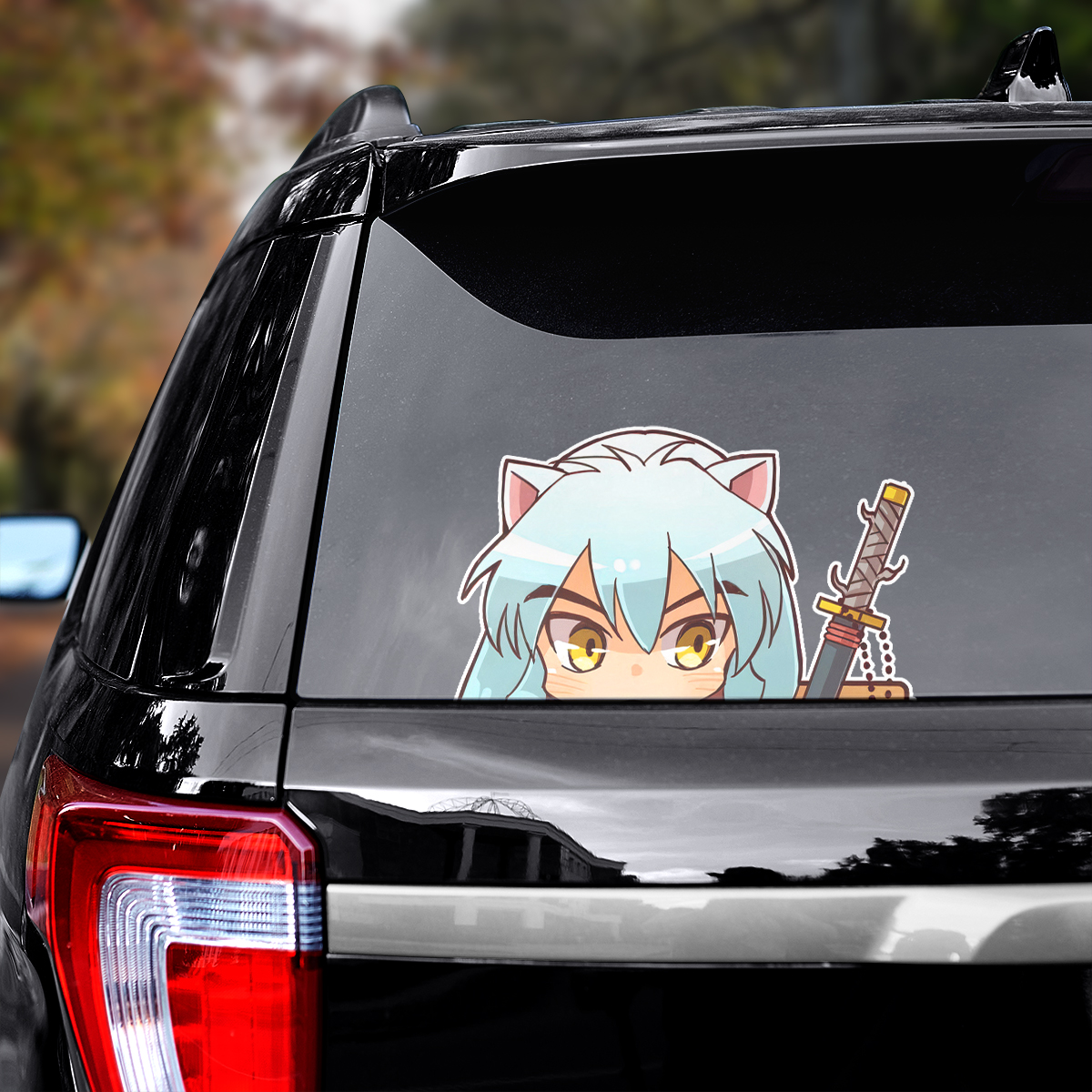 InuYasha Sticker, InuYasha Decal For Car, Anime Decal, Anime | Inspire ...