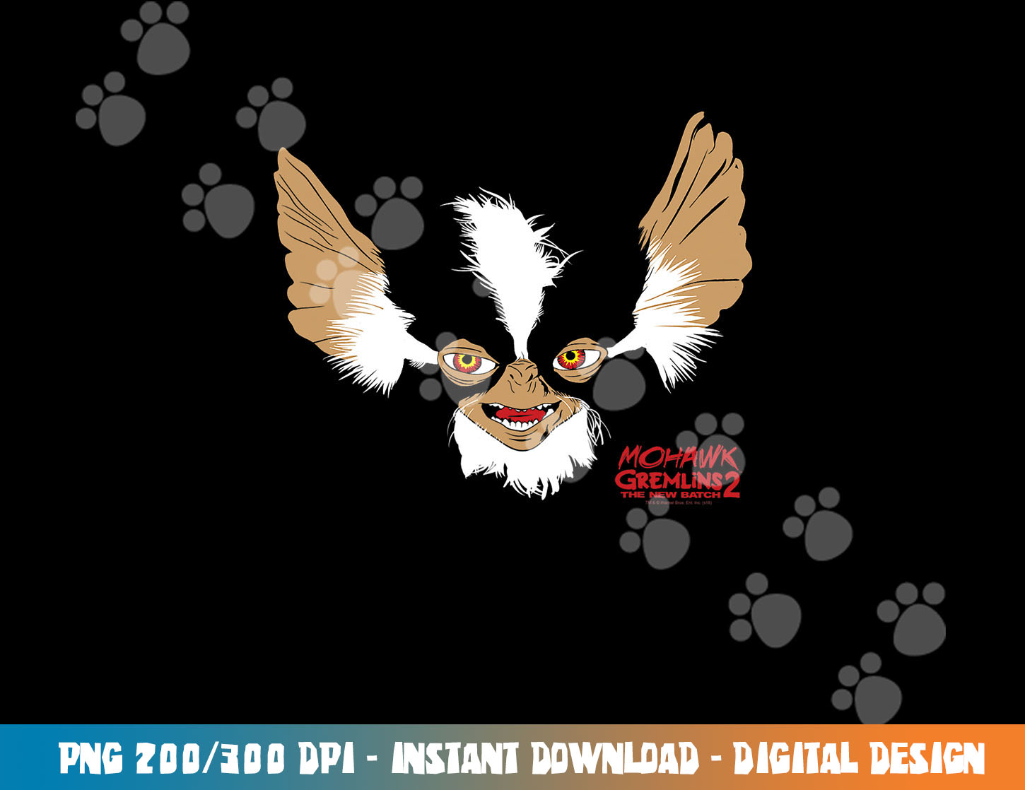 Gremlins Mohawk png, sublimation | Inspire Uplift
