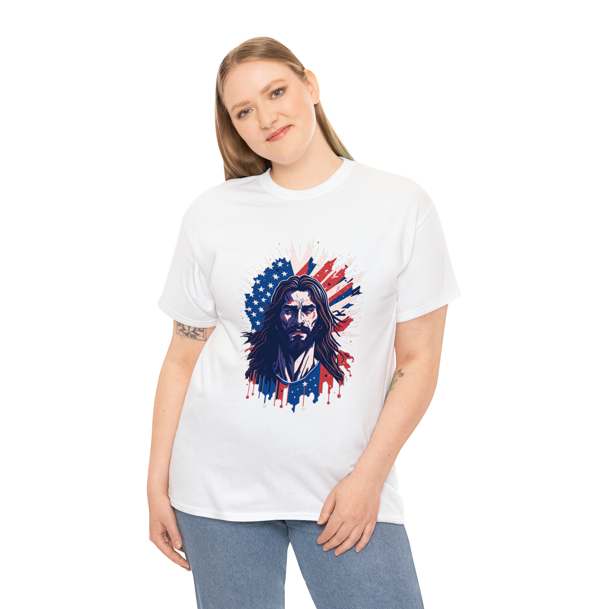 Patriot Jesus Shirt From The God And Country Collection 1 Of | Inspire ...