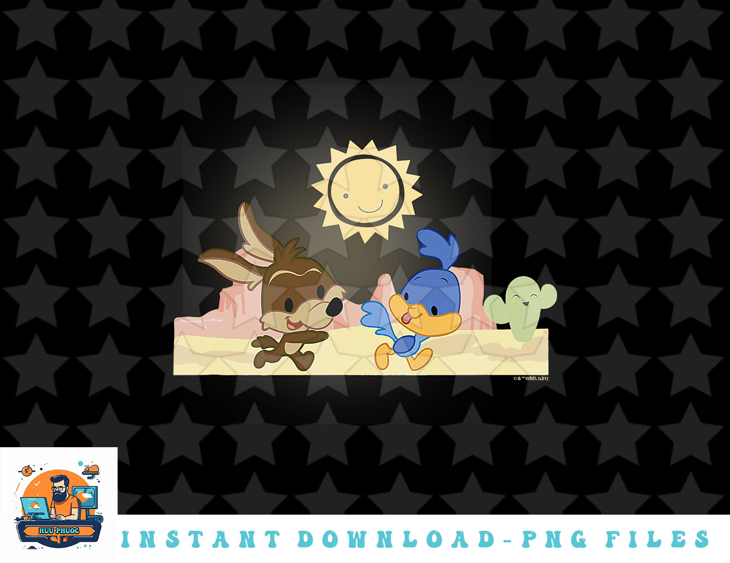 Looney Tunes Chibi Babies Road Runner Wile E. Coyote png, su | Inspire ...