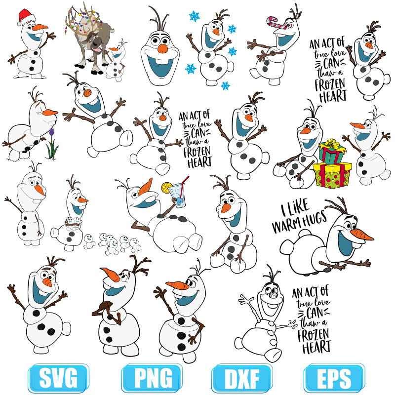 Olaf Frozen Svg | Inspire Uplift