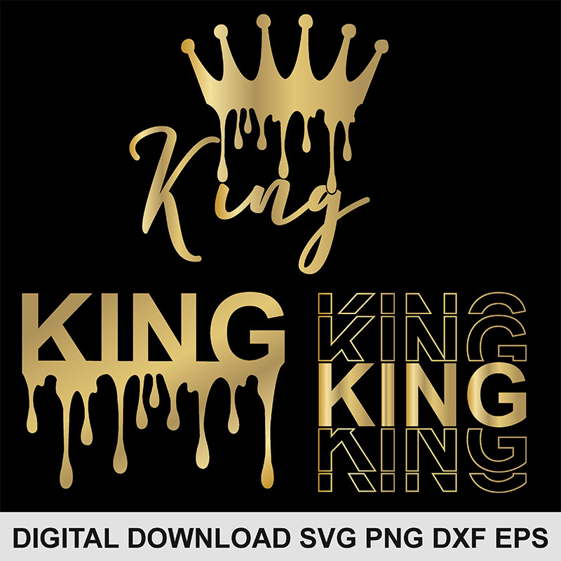 King Svg Bundle,King Dripping Svg,Afro Woman Svg,Black Woman | Inspire ...