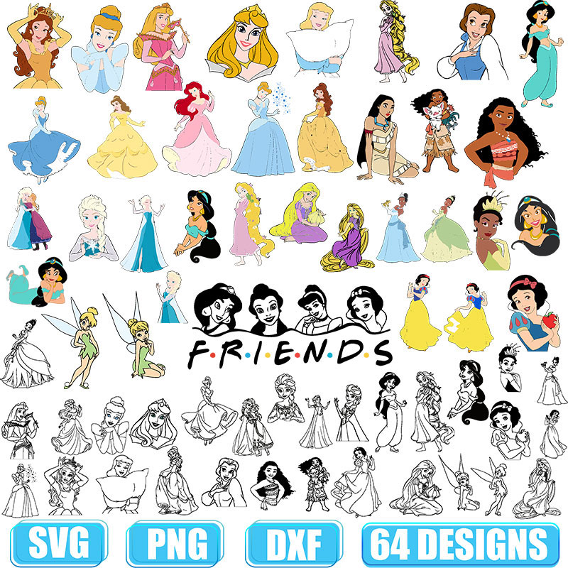 disney princess svg,Princess SVG,Cinderella svg,Moana svg | Inspire Uplift