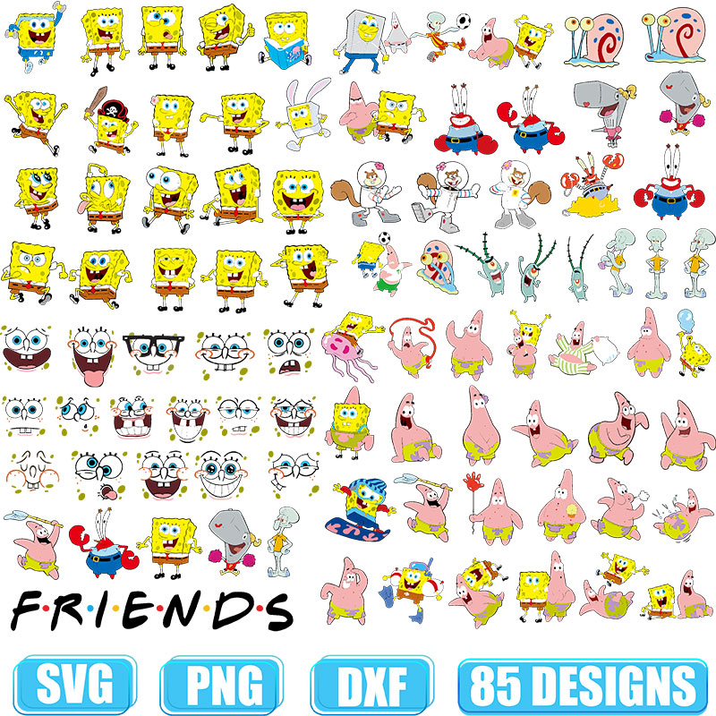 sponge bob svg,spongebob face svg,spongebob birthday svg | Inspire Uplift