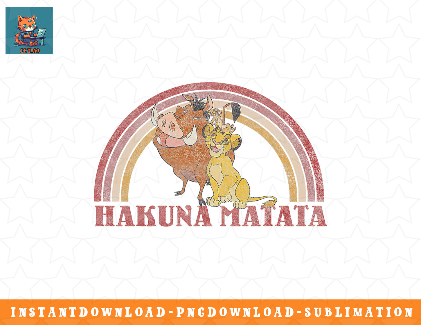 Disney The Lion King Hakuna Matata Rainbow Group Shot png, s | Inspire ...