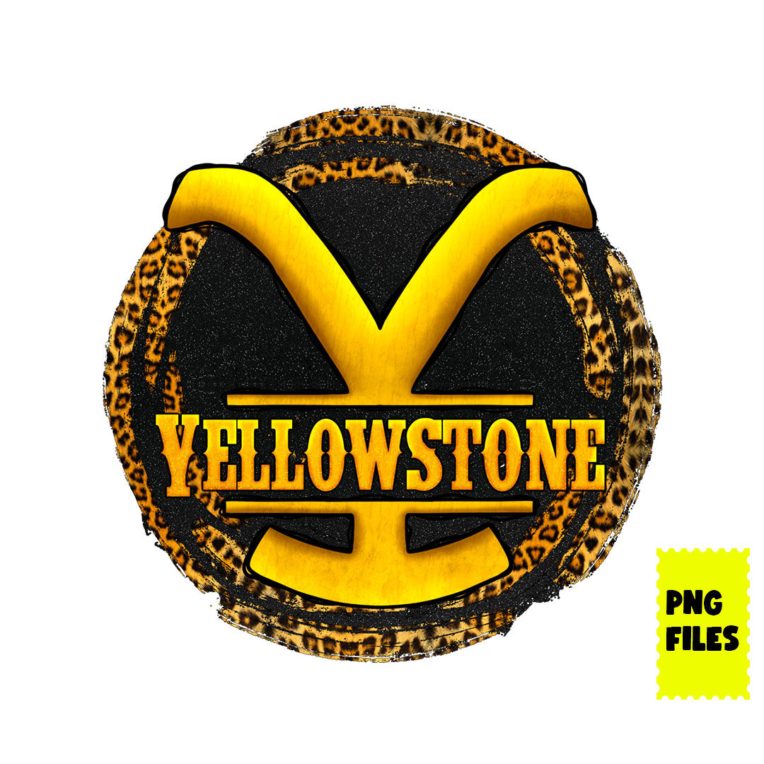 Yellowstone Black Glitter Leopard Png, Yellowstone Png, Dutt | Inspire ...