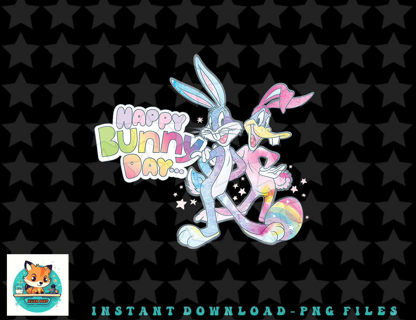 Looney Tunes Easter Bugs Bunny And Daffy Happy Bunny Day png | Inspire ...