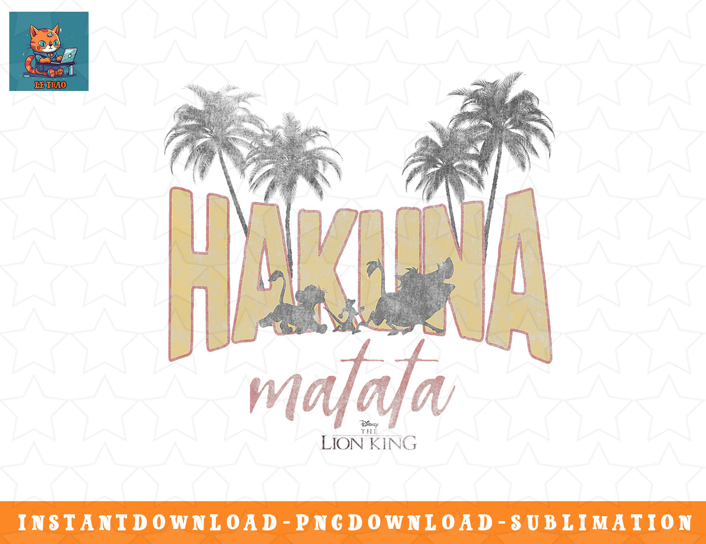 Disney The Lion King Hakuna Matata Tropical png, sublimation | Inspire ...