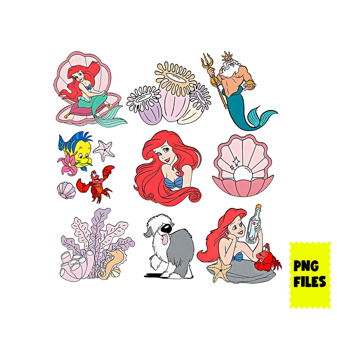 Ariel Png, Little Mermaid Png, The Little Mermaid Png, Pince | Inspire ...