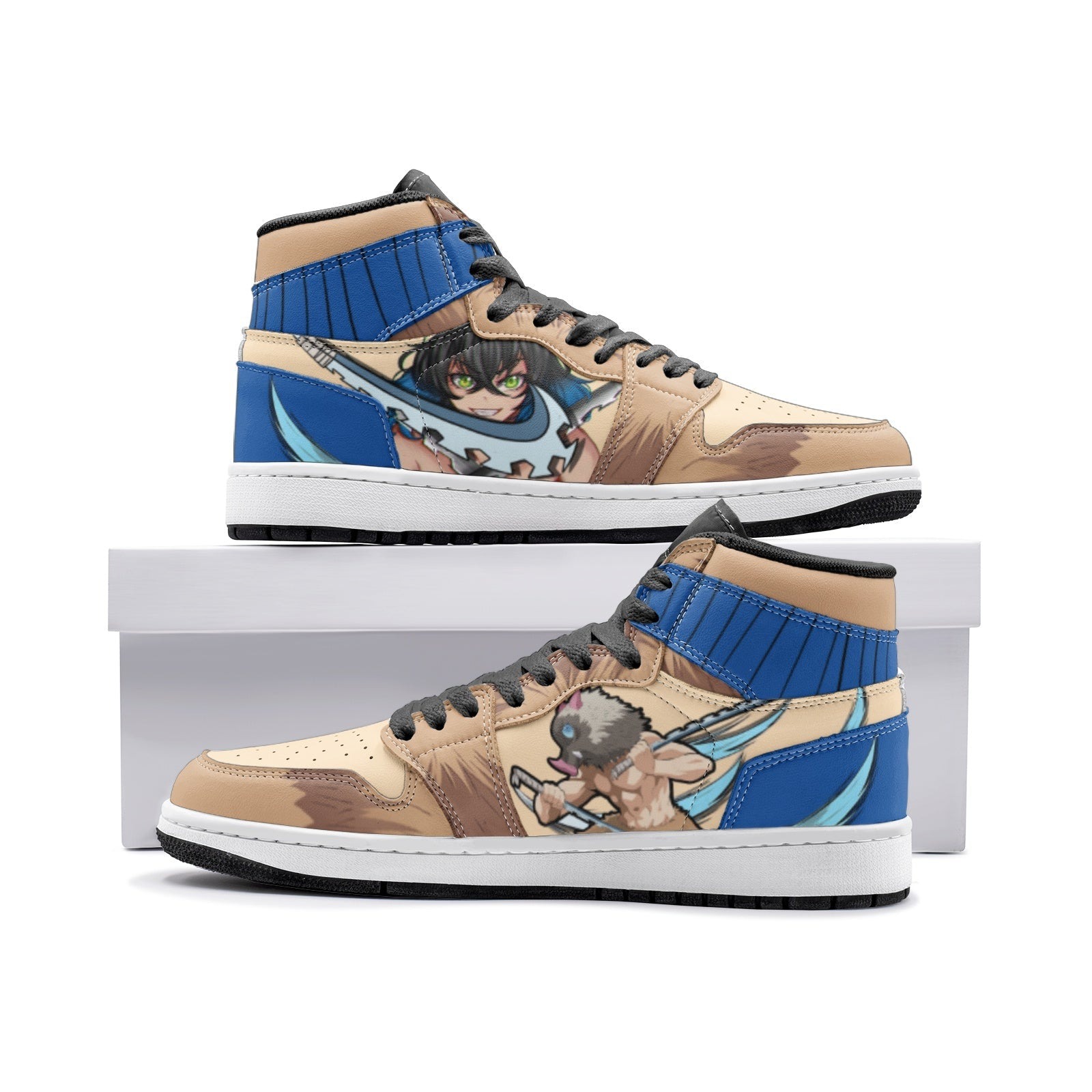Inosuke Hashibira Demon Slayer v2 JD1 Shoes, Inosuke Hashibi - Inspire ...