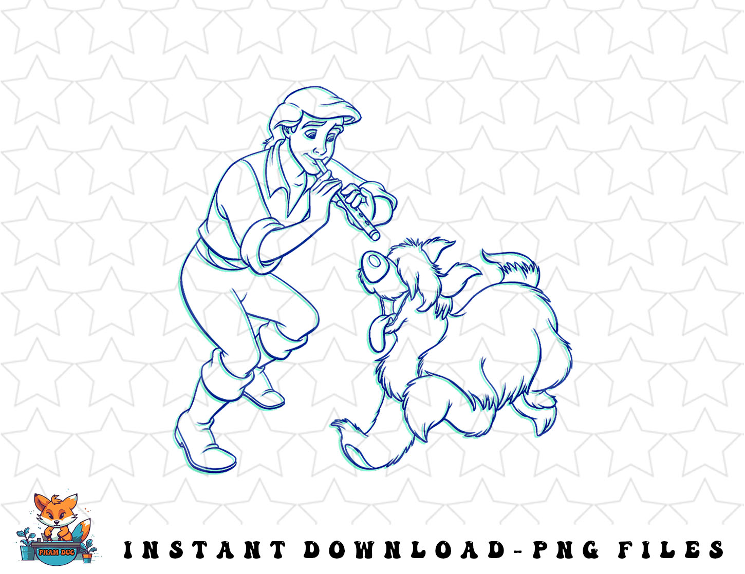 The Little Mermaid Coloring Pages Eric