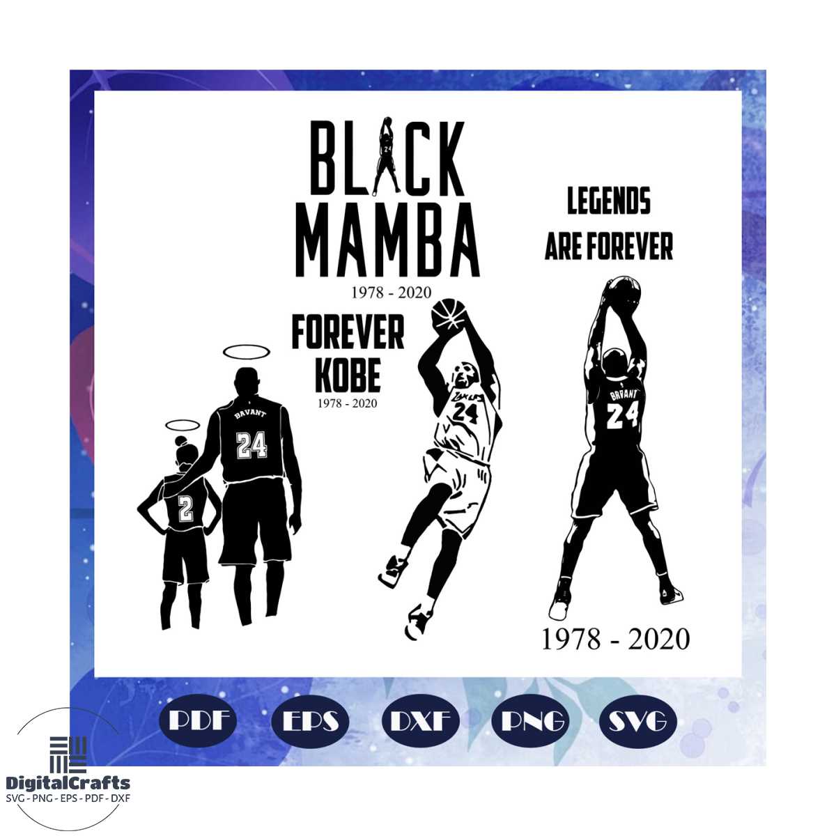 Kobe Bryant SVG, Black mamba svg, Kobe bryant shirt, RIP kob | Inspire ...