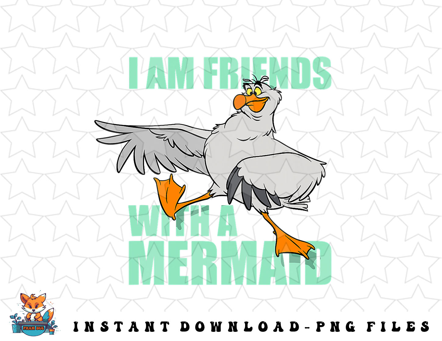 Disney The Little Mermaid Scuttle Friends with a Mermaid png | Inspire ...
