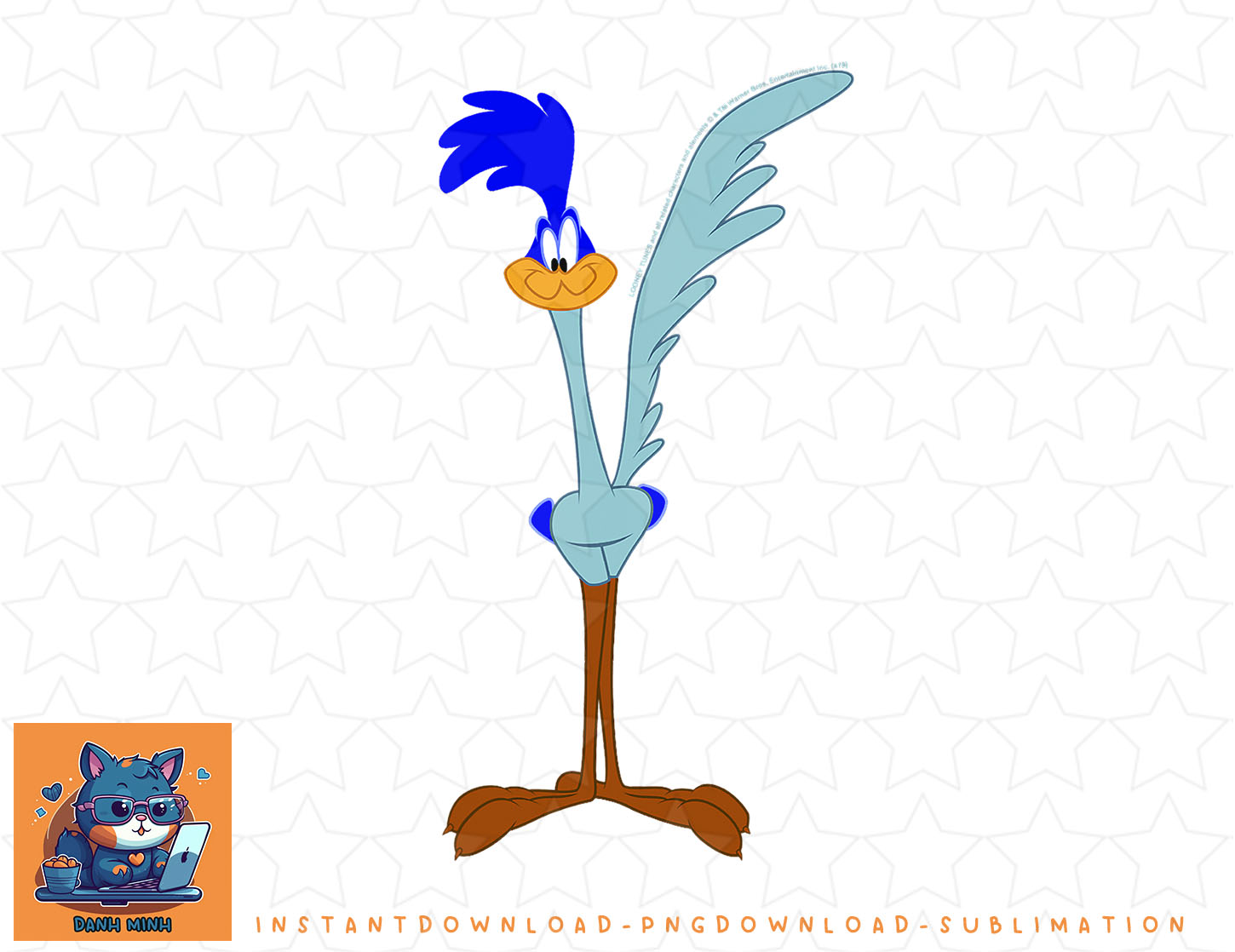 Looney Tunes Road Runner Simple Portrait png, sublimation, d | Inspire ...