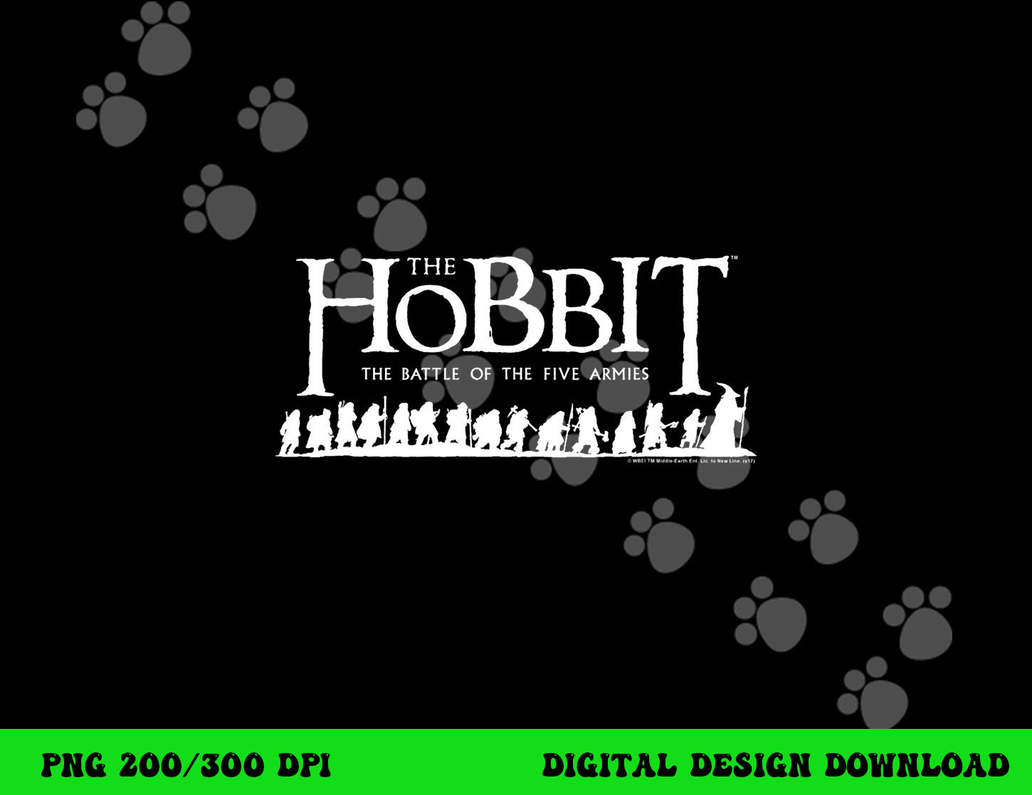 Hobbit Walking Logo T Shirt png, sublimation - Inspire Uplift