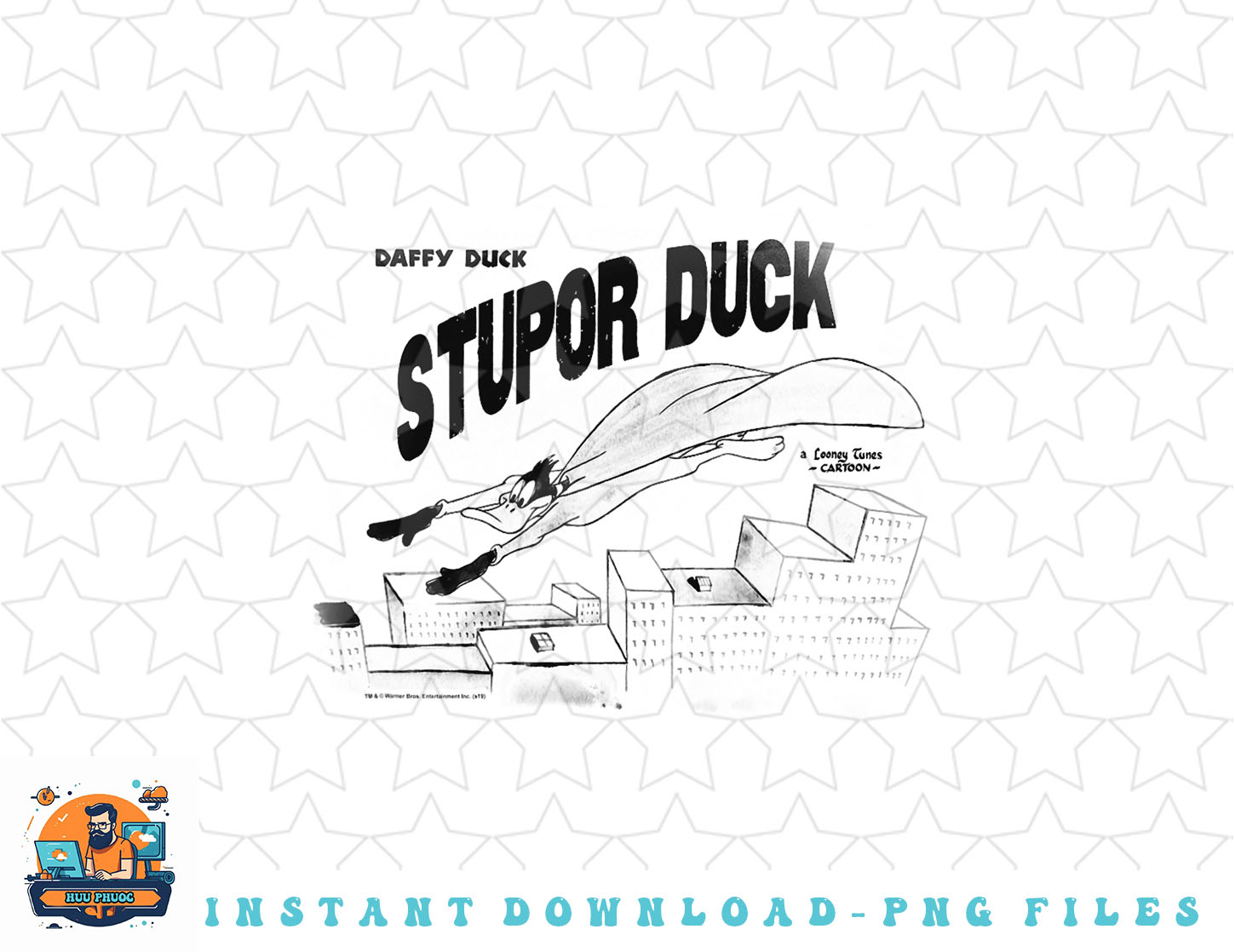 Looney Tunes Daffy Stupor Duck png, sublimation, digital dow | Inspire ...