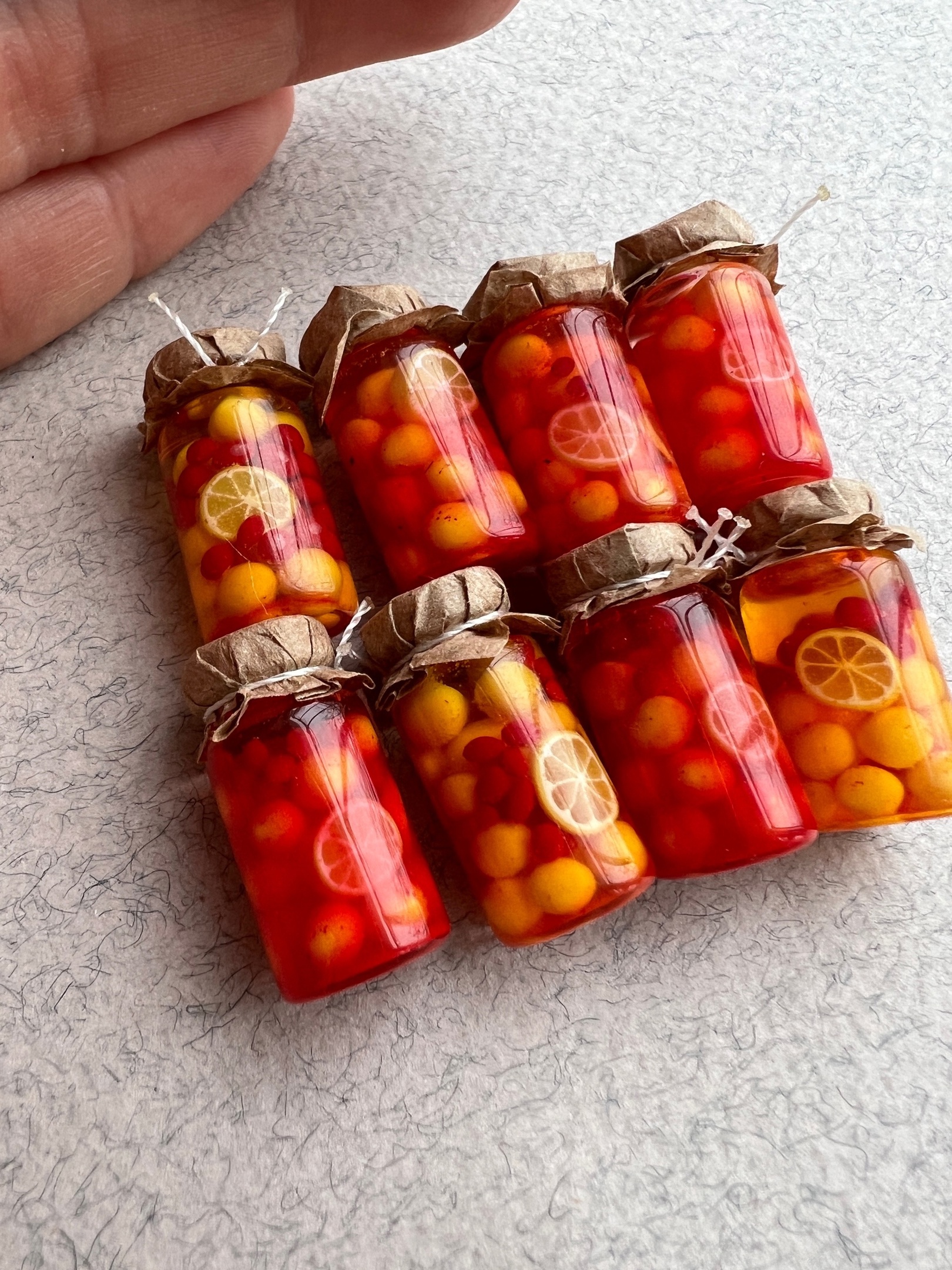 miniature jars doll food foods for doll scale miniatures | Inspire Uplift