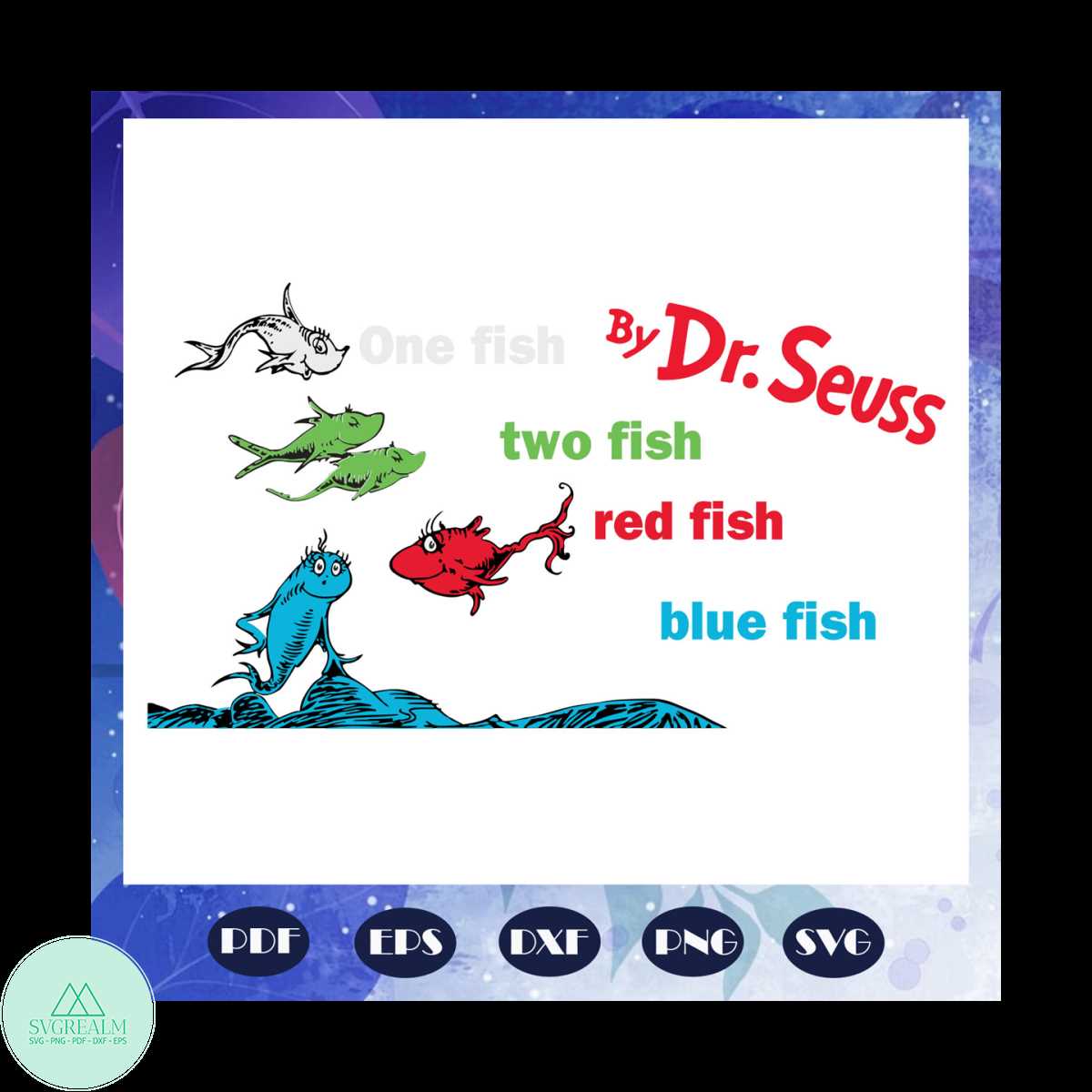One fish two fish red fish blue fish, Dr seuss svg, Grinch s | Inspire ...