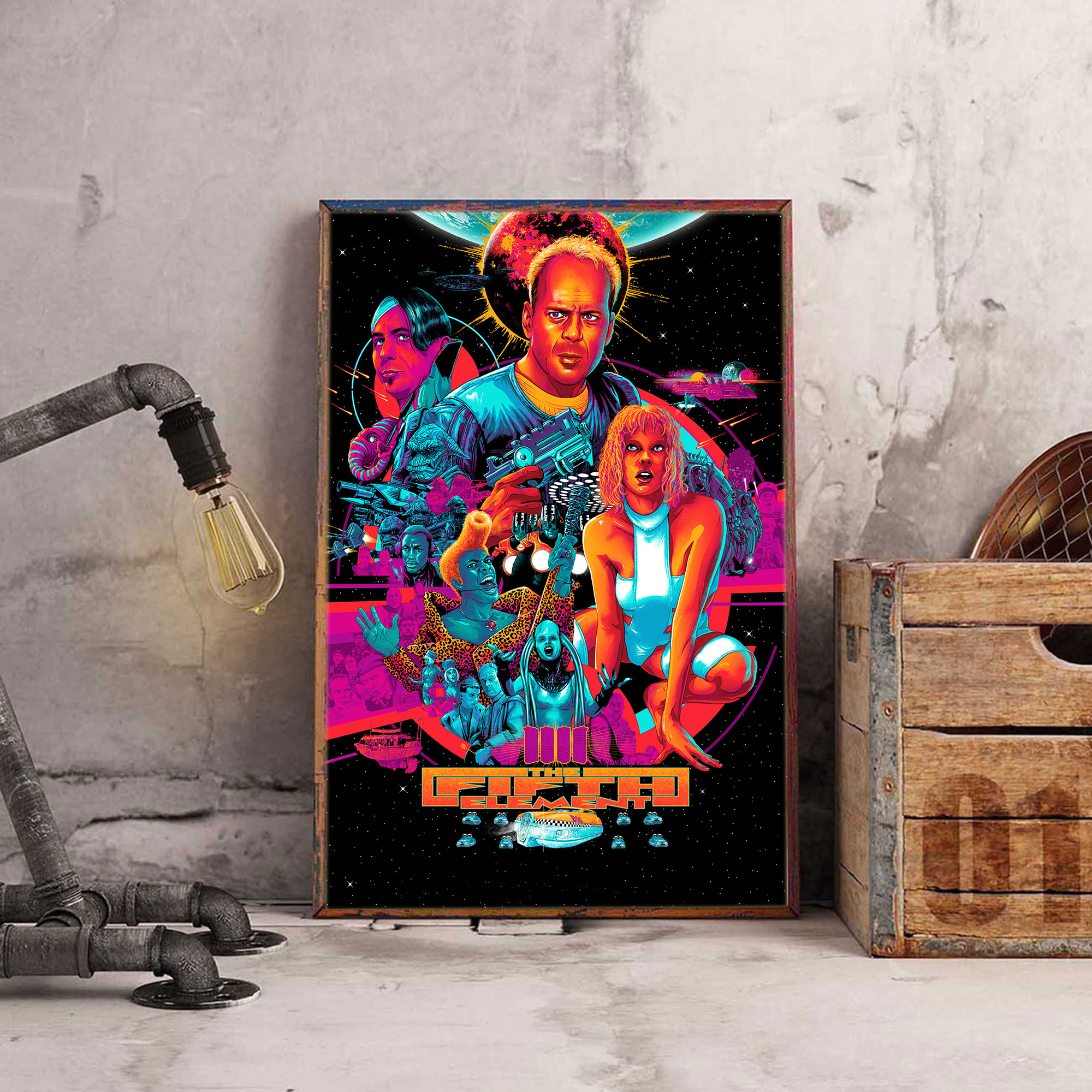 Movie Poster, The Fifth Element Poster, The Fifth Element Wa | Inspire Uplift