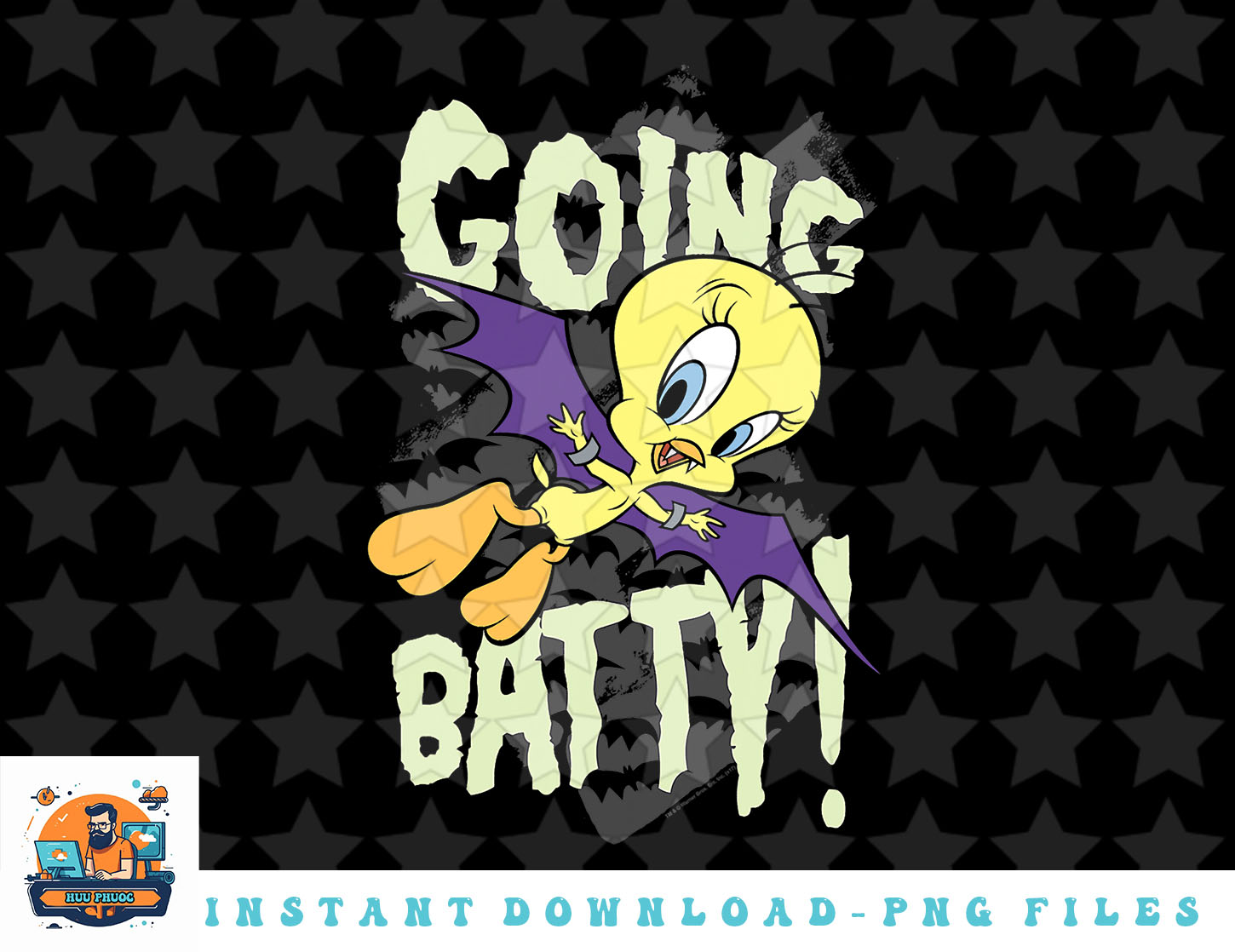 Looney Tunes Going Batty png, sublimation, digital download - Inspire Uplift