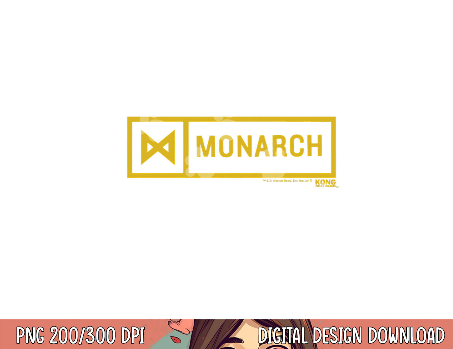 Kong Skull Island Monarch png, sublimation | Inspire Uplift