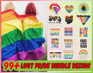 LGBT PRIDE BUNDLE DESIGN, PRIDE MONTH BUNDLE PNG, DIGITAL DO | Inspire ...