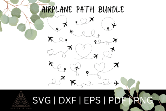 Airplane Path Bundle SVG Airplane Path Bundle SVG | Inspire Uplift