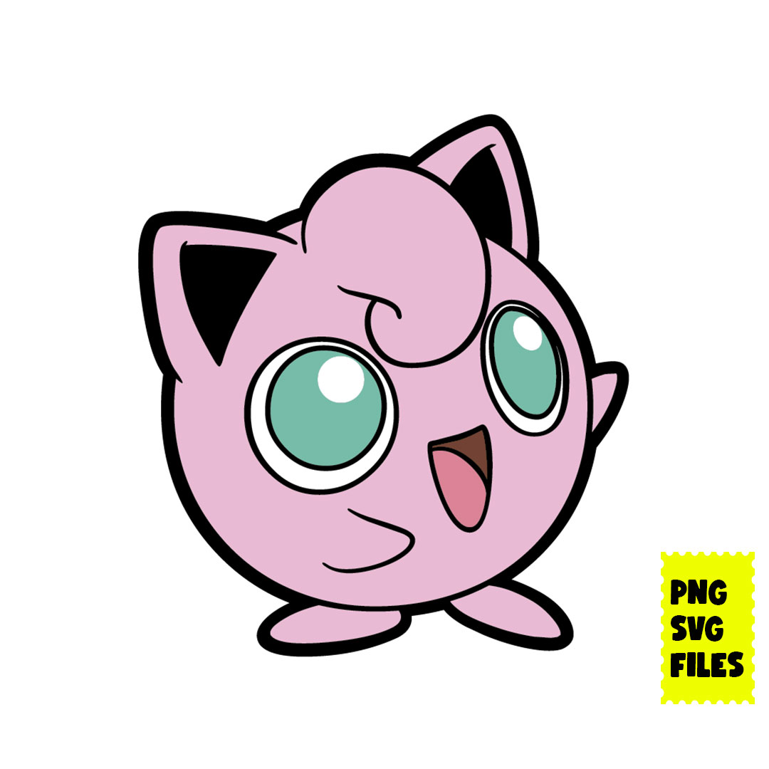 Jigglypuff Svg, Pokemon Jigglypuff Svg, Pokemon Svg, Pokemon | Inspire ...