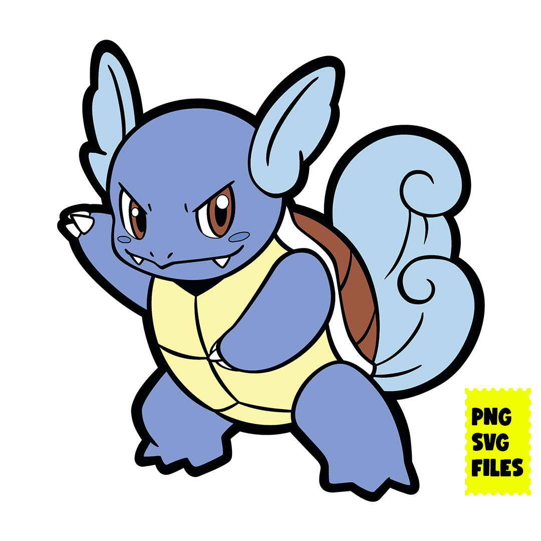 Pokemon Wartortle Svg, Wartortle Svg, Pikachu Svg, Pokemon S - Inspire ...