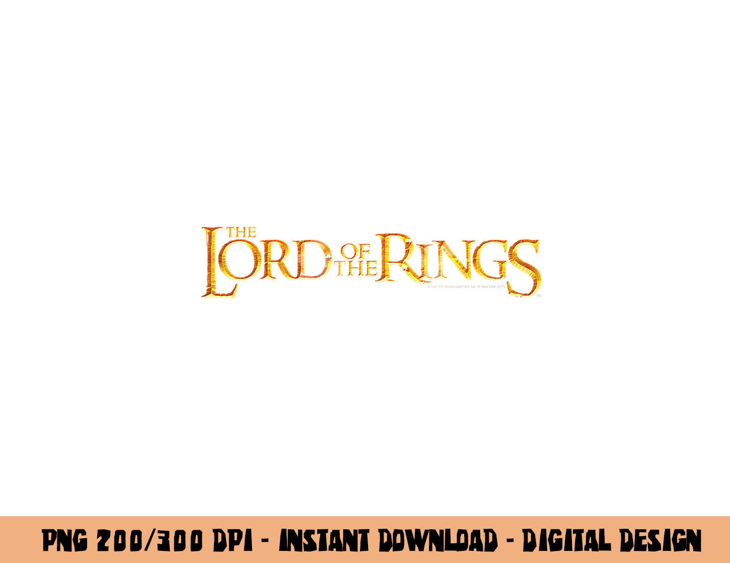 Lord of the Rings Logo png, sublimation - Inspire Uplift