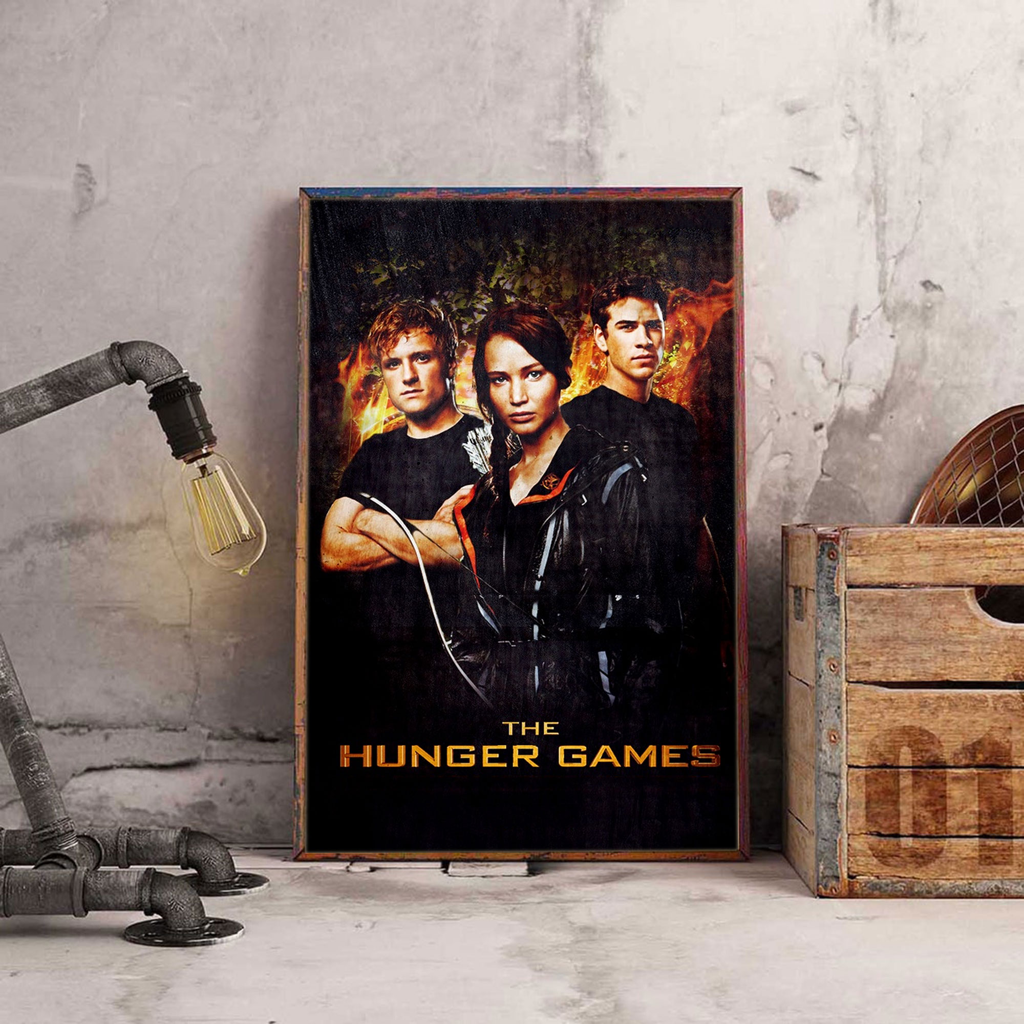 Movie Home Decor, The Hunger Games Wall Art, Movie Poster, M | Inspire ...