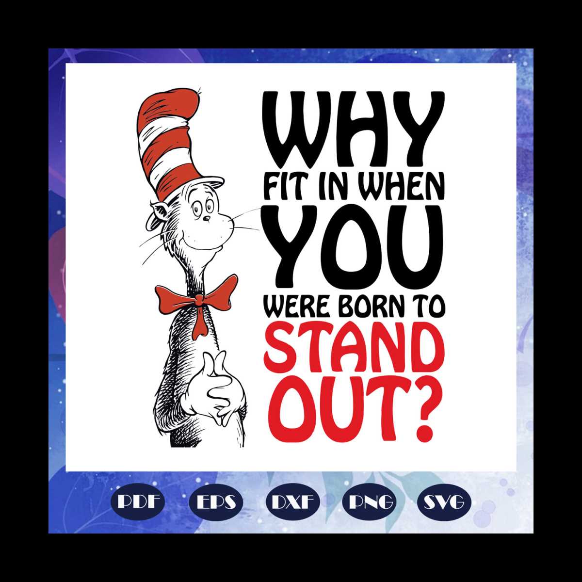 Why fit in svg, Dr seuss svg, Dr seuss bundle svg, Dr seuss, | Inspire ...