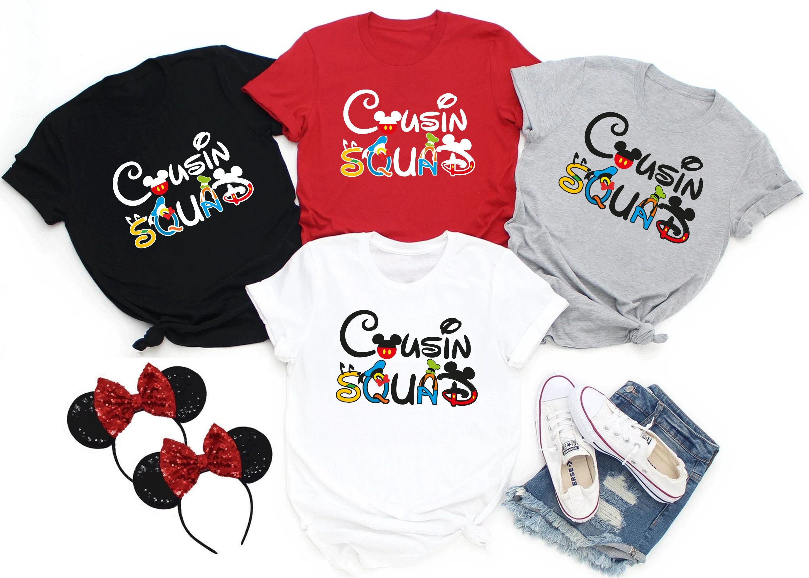 Cousin Crew Disney Shirts, Mickey and Minnie Cousin Reunion - Inspire ...