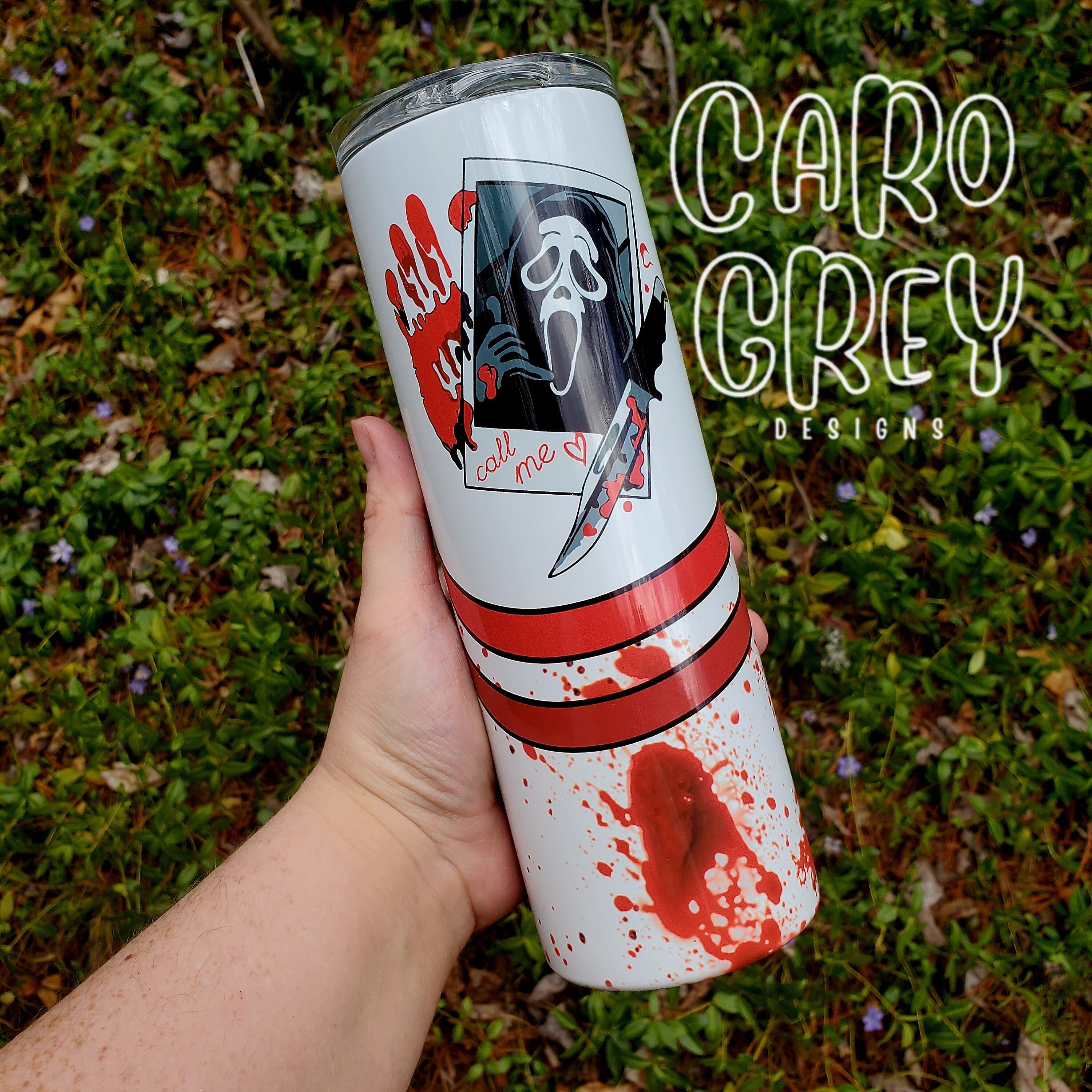 Horror Skinny tumbler, Halloween Scream Horror Skinny Tumble | Inspire ...