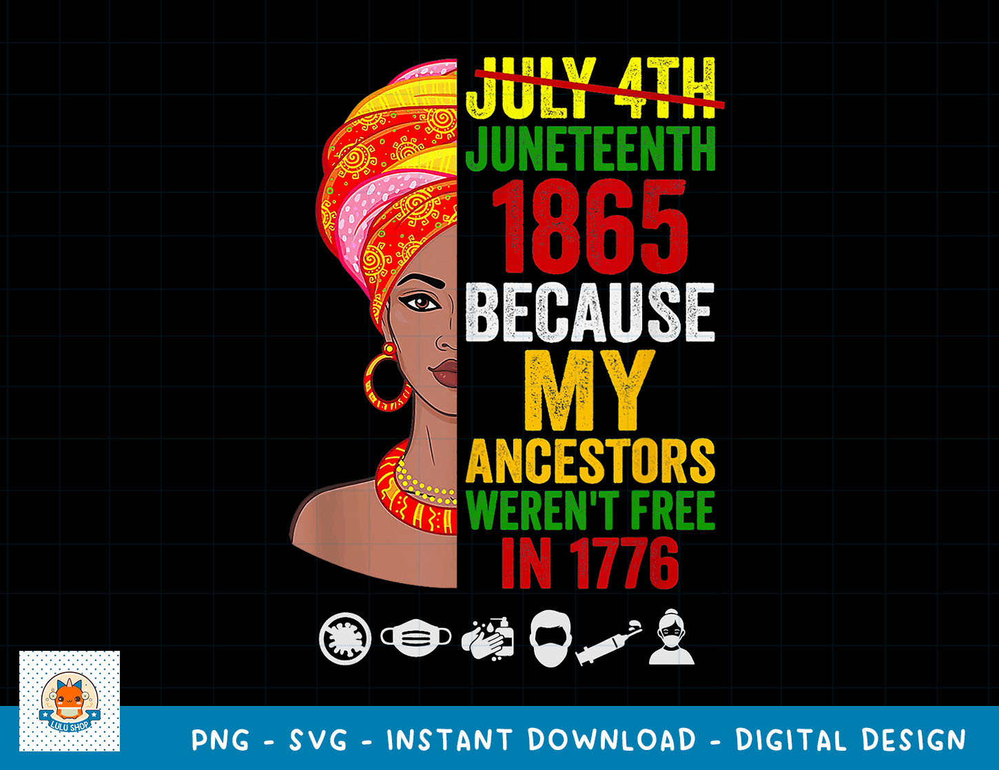 Juneteenth Queen Melanin African American Plus Size Graphic | Inspire ...