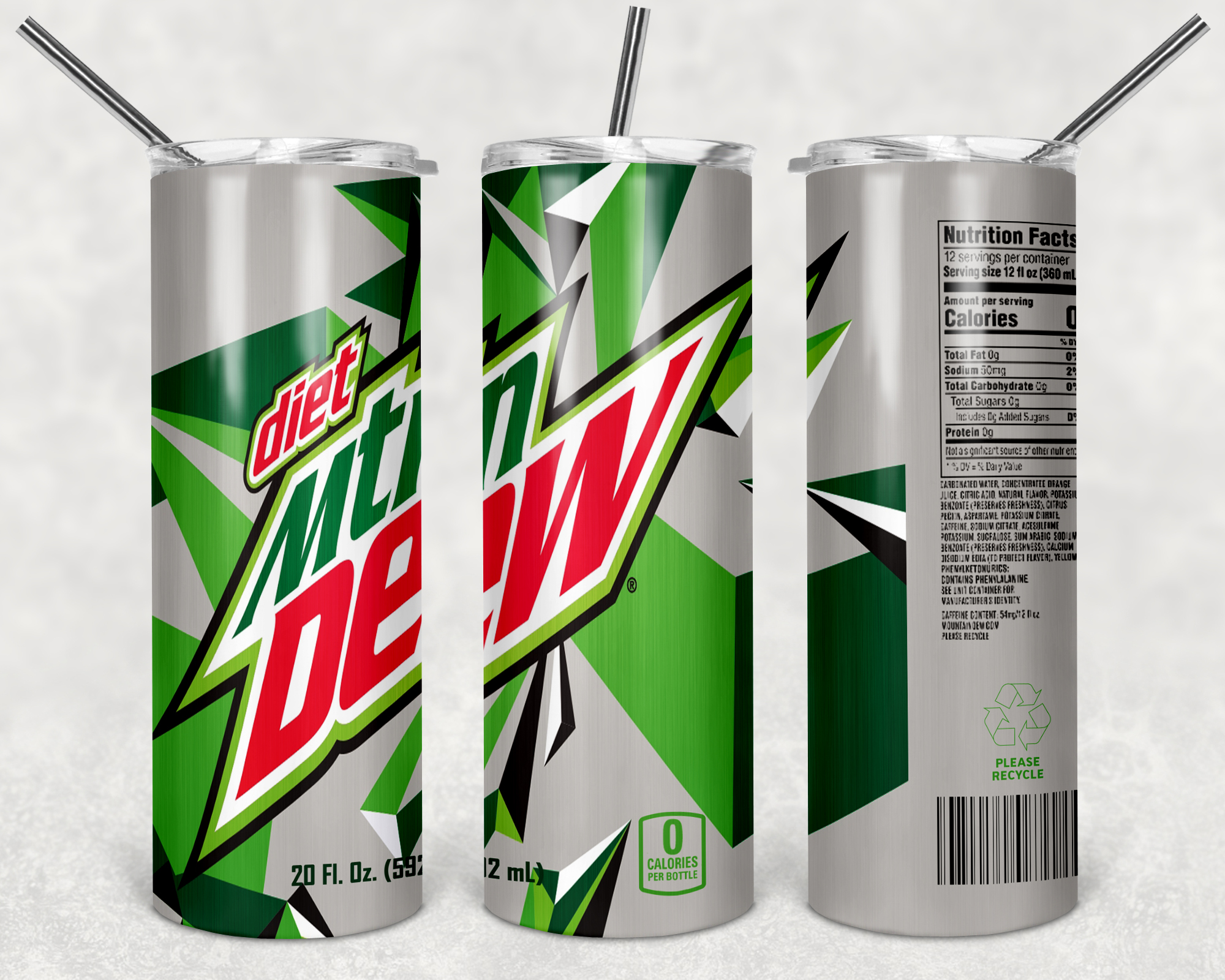 Diet Mountain Dew Can