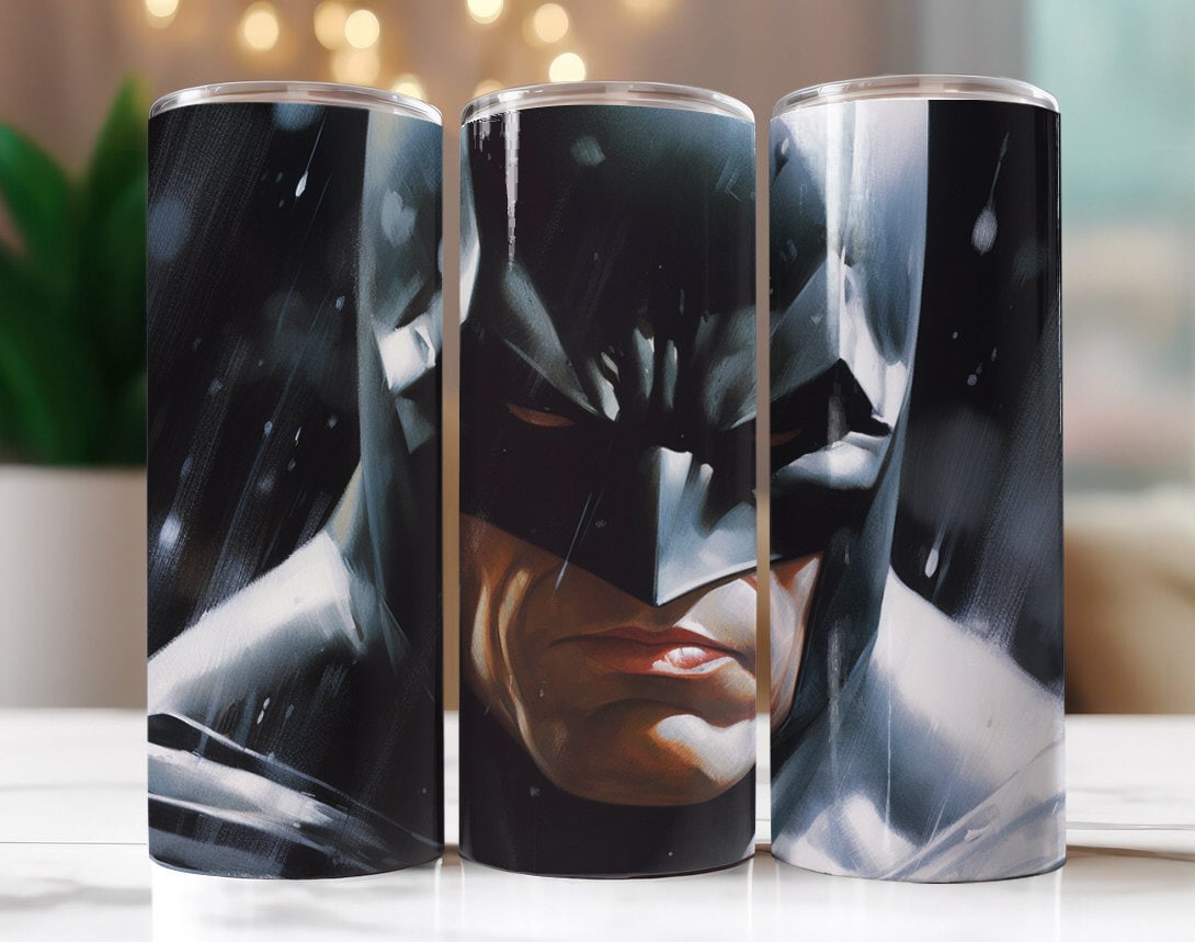 Shadows of the Bat The Batman Saga, skinny tumbler, 30oz ski | Inspire ...