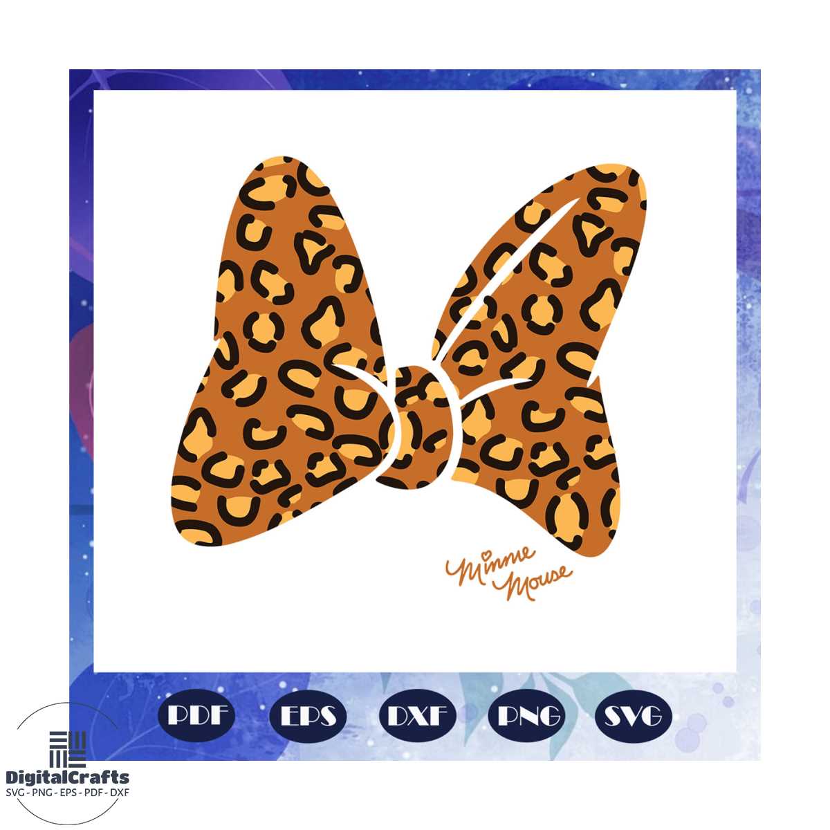 Womens Disney Minnie Mouse Leopard Print Bow svg, disney shi | Inspire ...