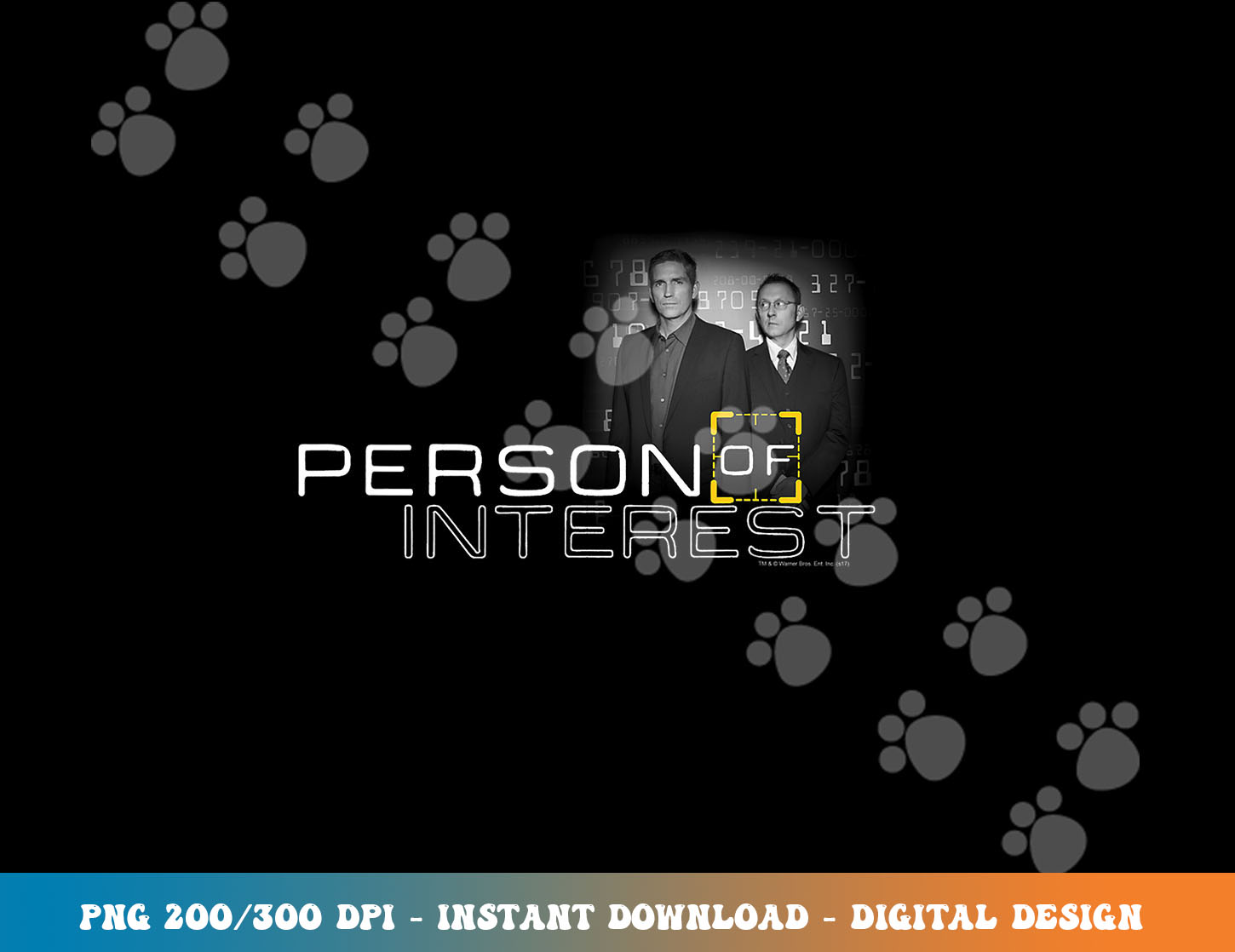 Person of Interest Logo png, sublimation | Inspire Uplift