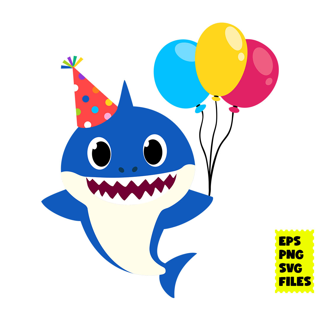 Dad Shark Svg, Shark Balloon Svg, Shark Svg, Baby Shark Svg, | Inspire ...