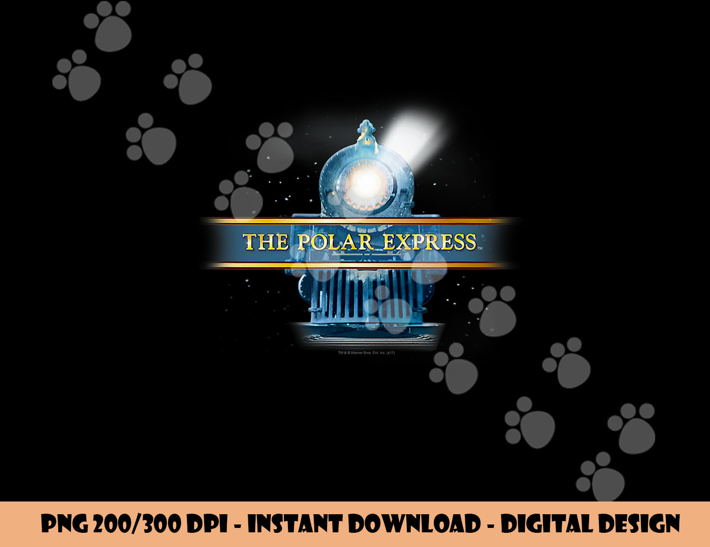 Polar Express Train Logo png, sublimation | Inspire Uplift